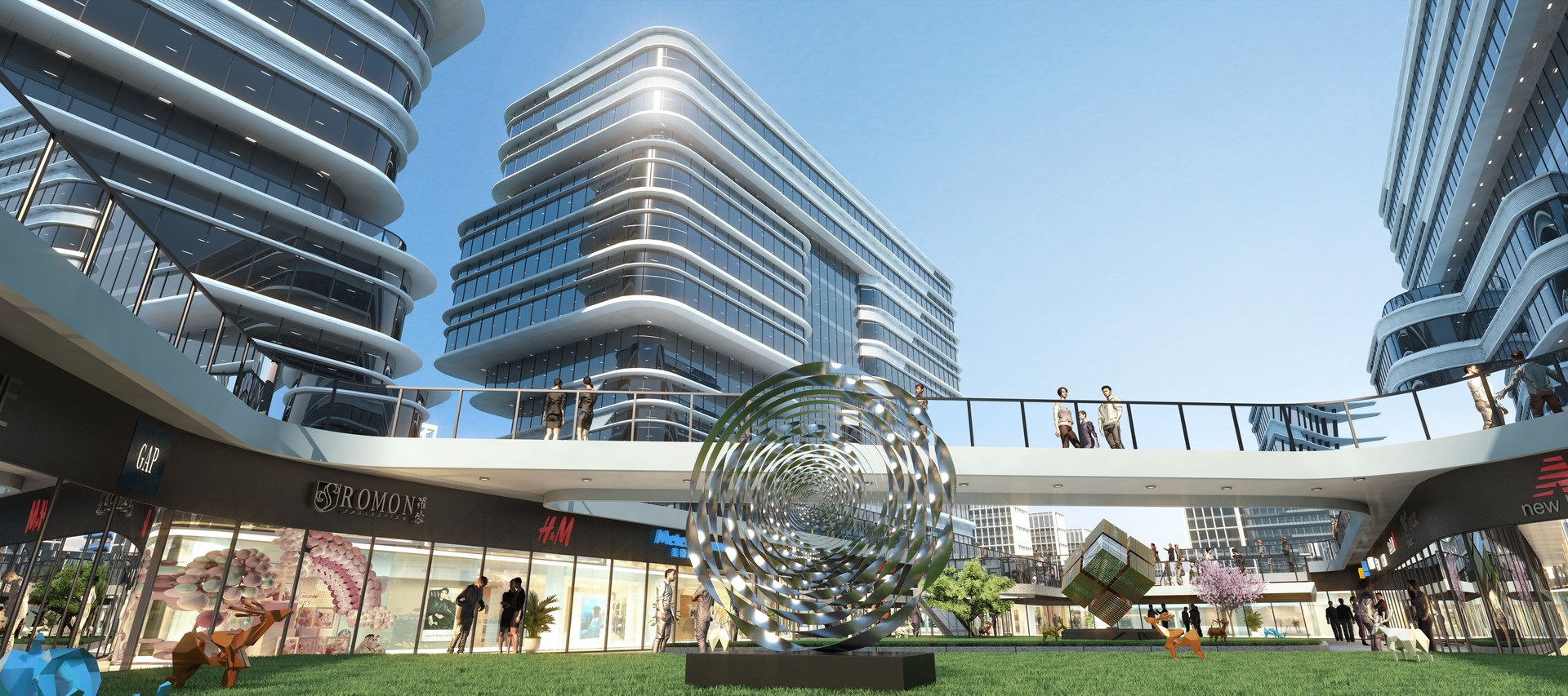 Commercial Cbd Shopping 3D - TurboSquid 1697946