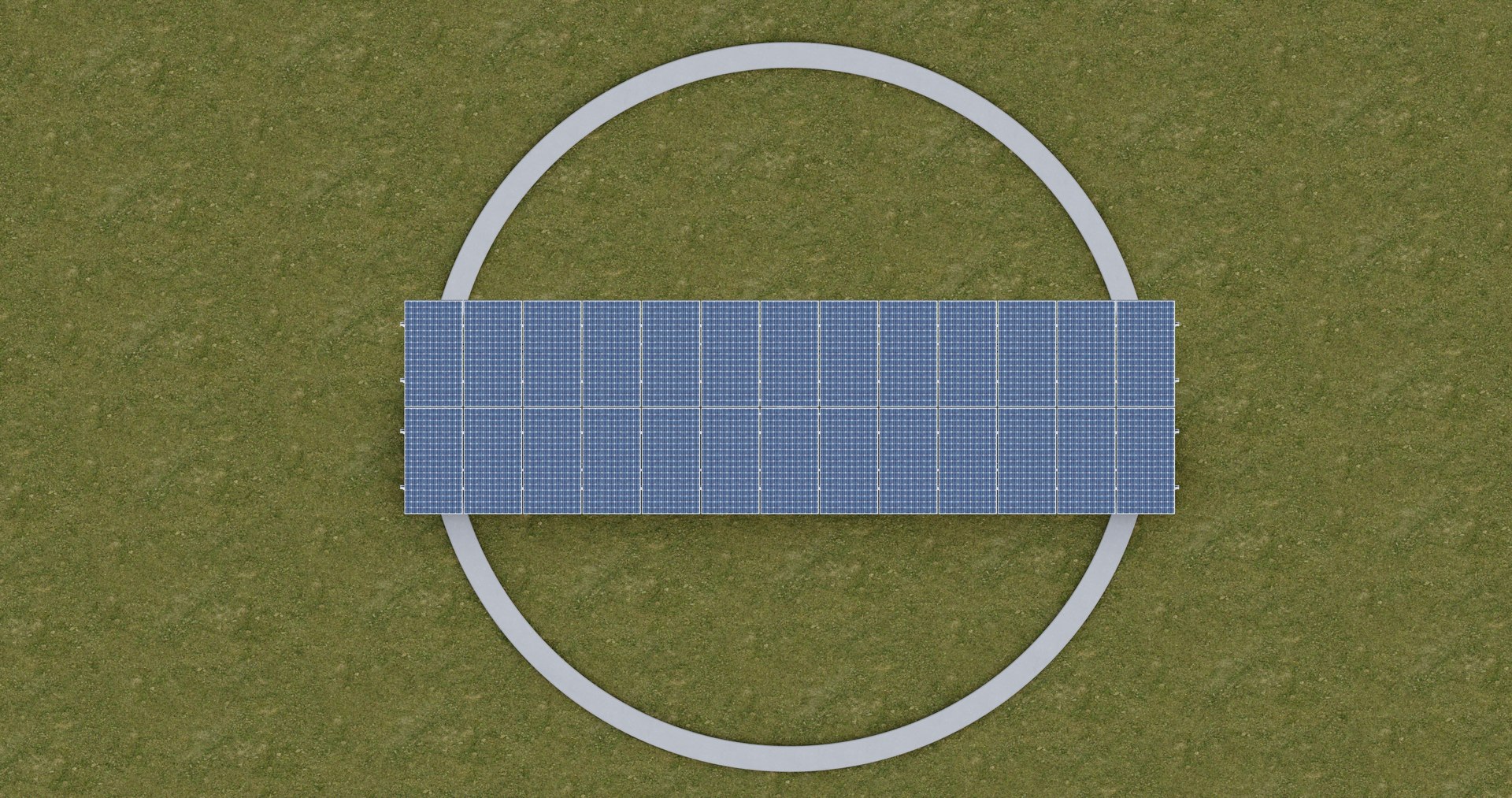3D Solar Energy 360 Deg Manual Tracker System Model - TurboSquid 2221703