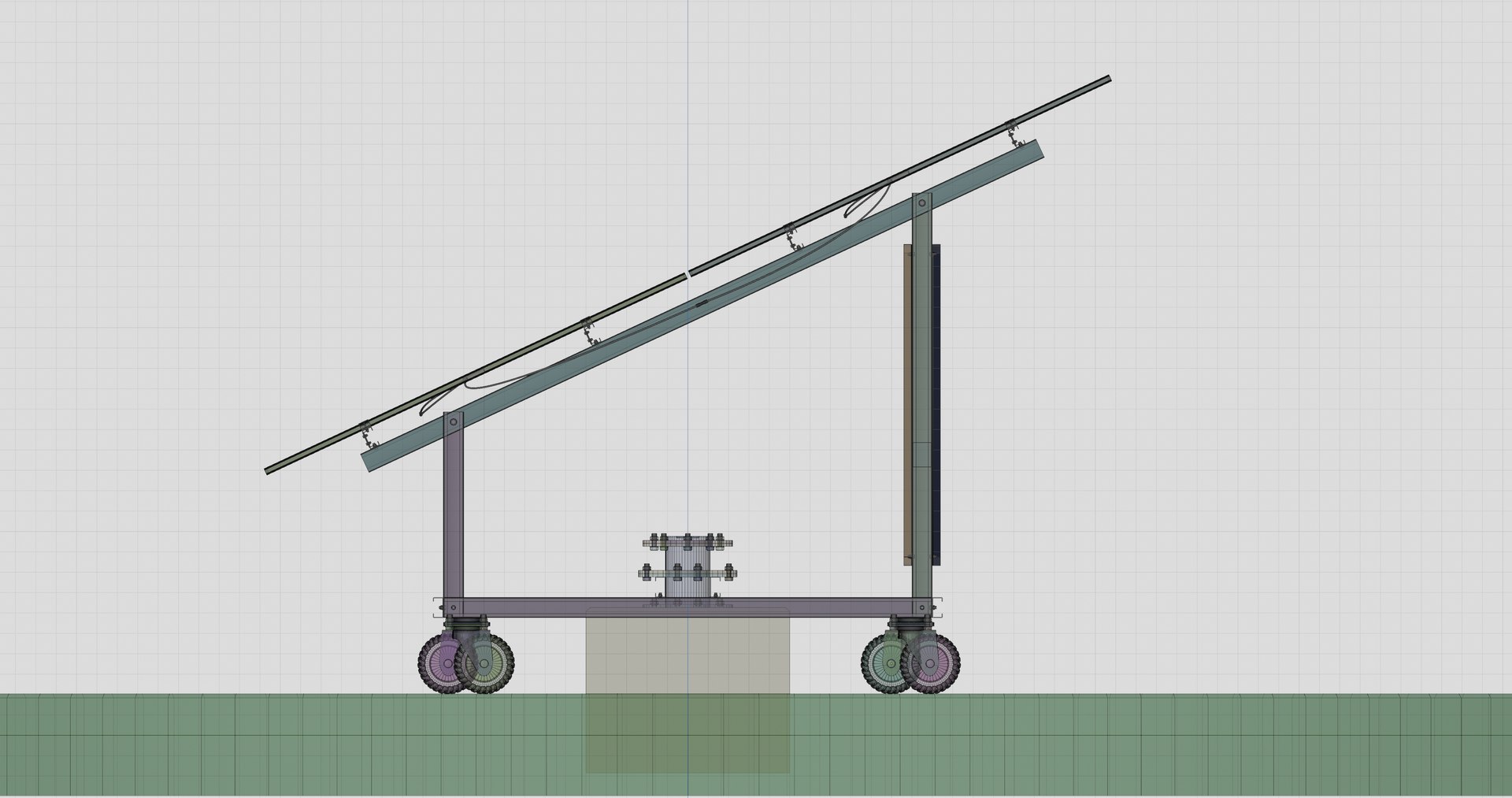 3D Solar Energy 360 Deg Manual Tracker System Model - TurboSquid 2221703