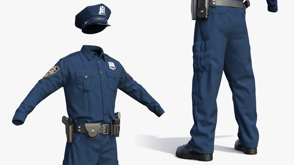 NYPD警察官の制服3Dモデル - TurboSquid 1471862