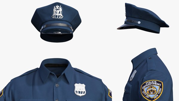 NYPD警察官の制服3Dモデル - TurboSquid 1471862