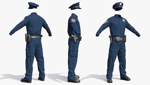 NYPD警察官の制服3Dモデル - TurboSquid 1471862