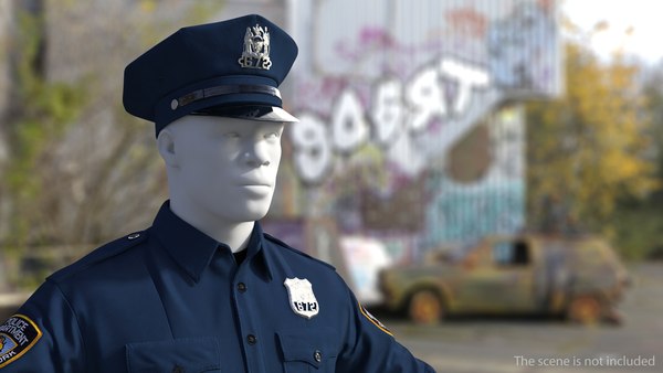 NYPD警察官の制服3Dモデル - TurboSquid 1471862
