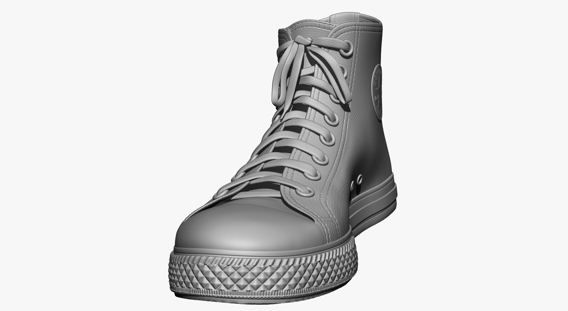 3d model sneakers zbrush