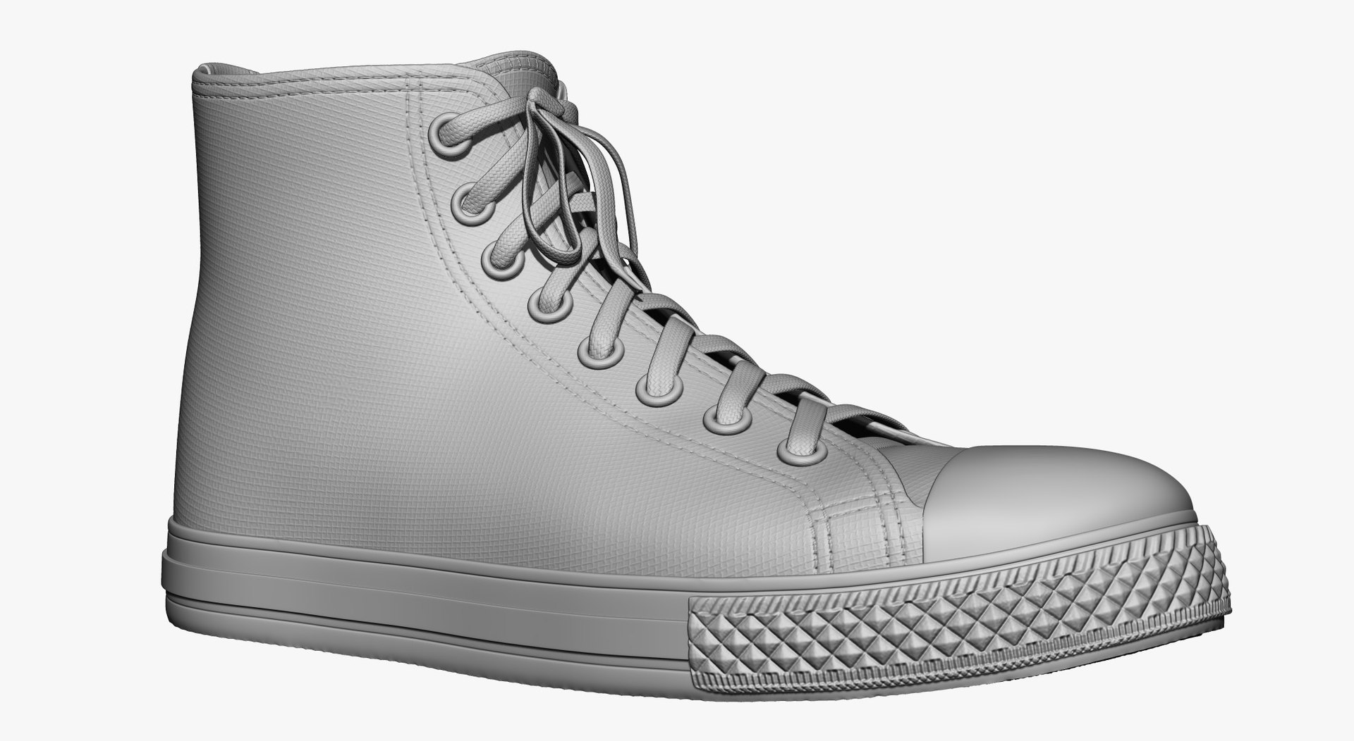 3d Model Sneakers Zbrush