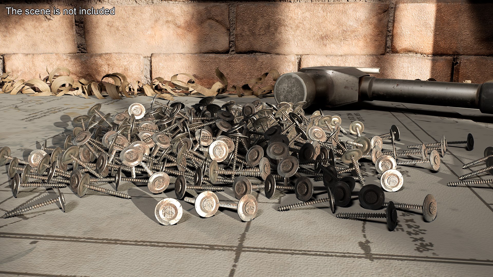 Cap Nails Old Model - TurboSquid 2059188