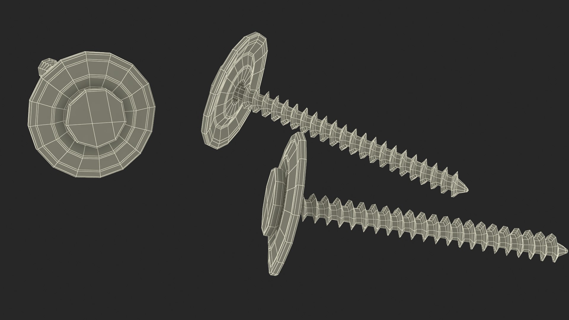 Cap Nails Old Model - TurboSquid 2059188