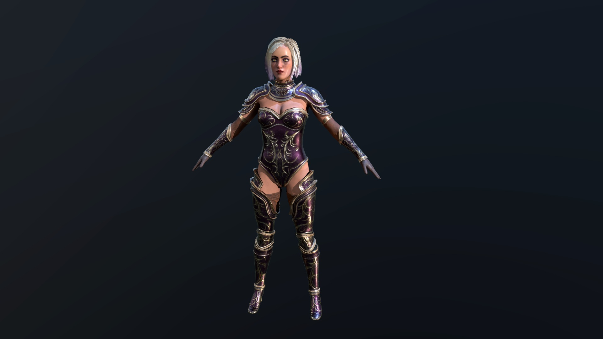Warrior Woman Rigged 3D Model - TurboSquid 1442148