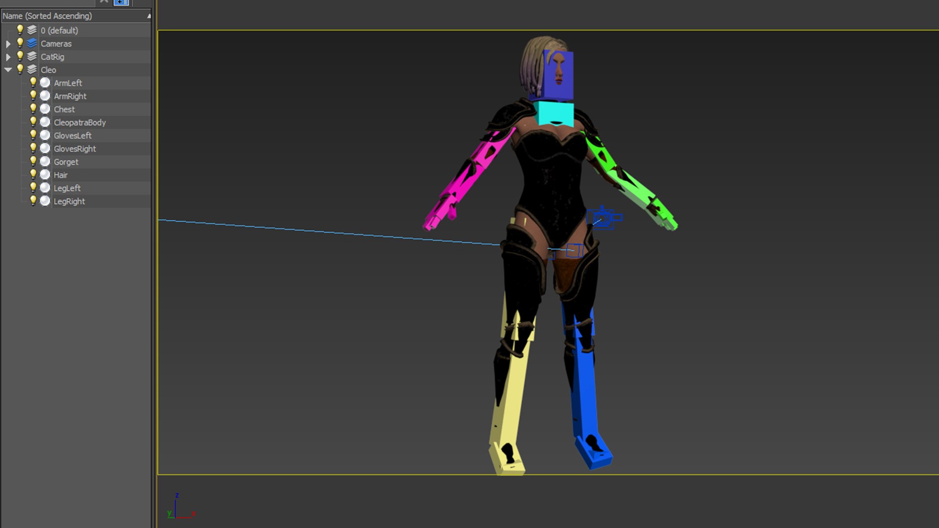 Warrior Woman Rigged 3D Model - TurboSquid 1442148