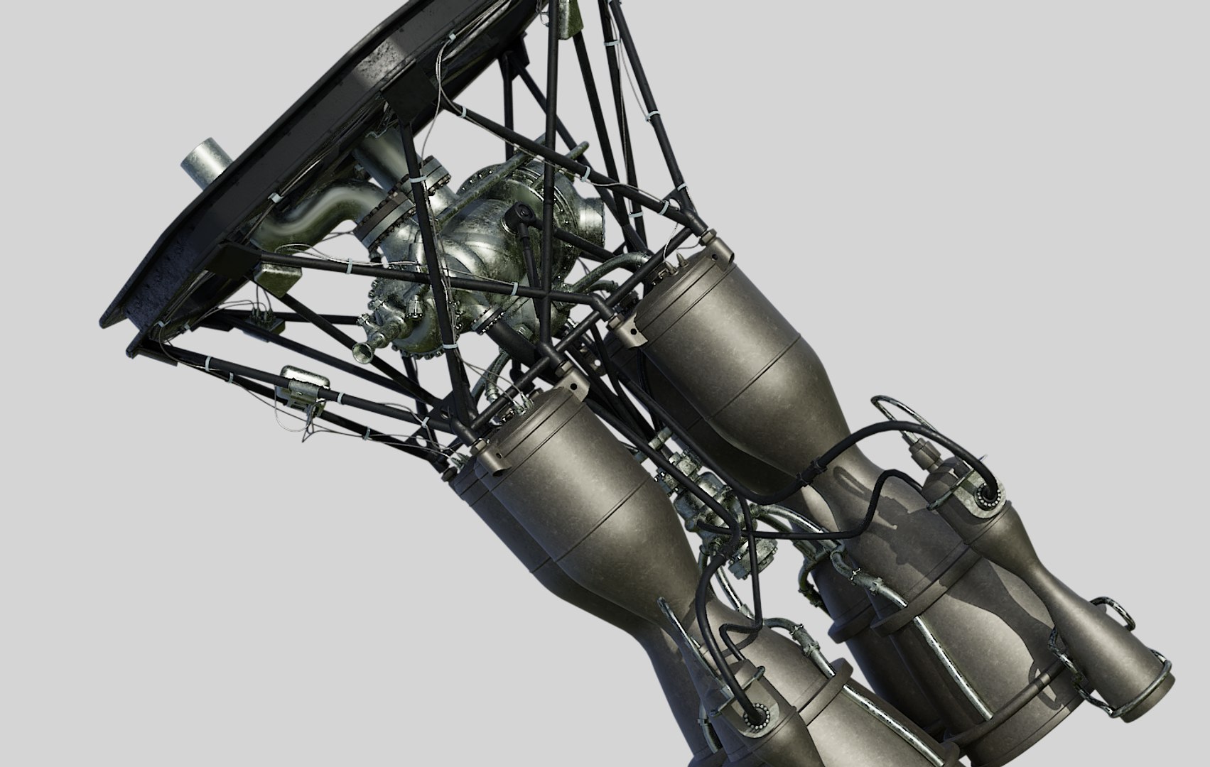 3D Engine Rocket - TurboSquid 1420291