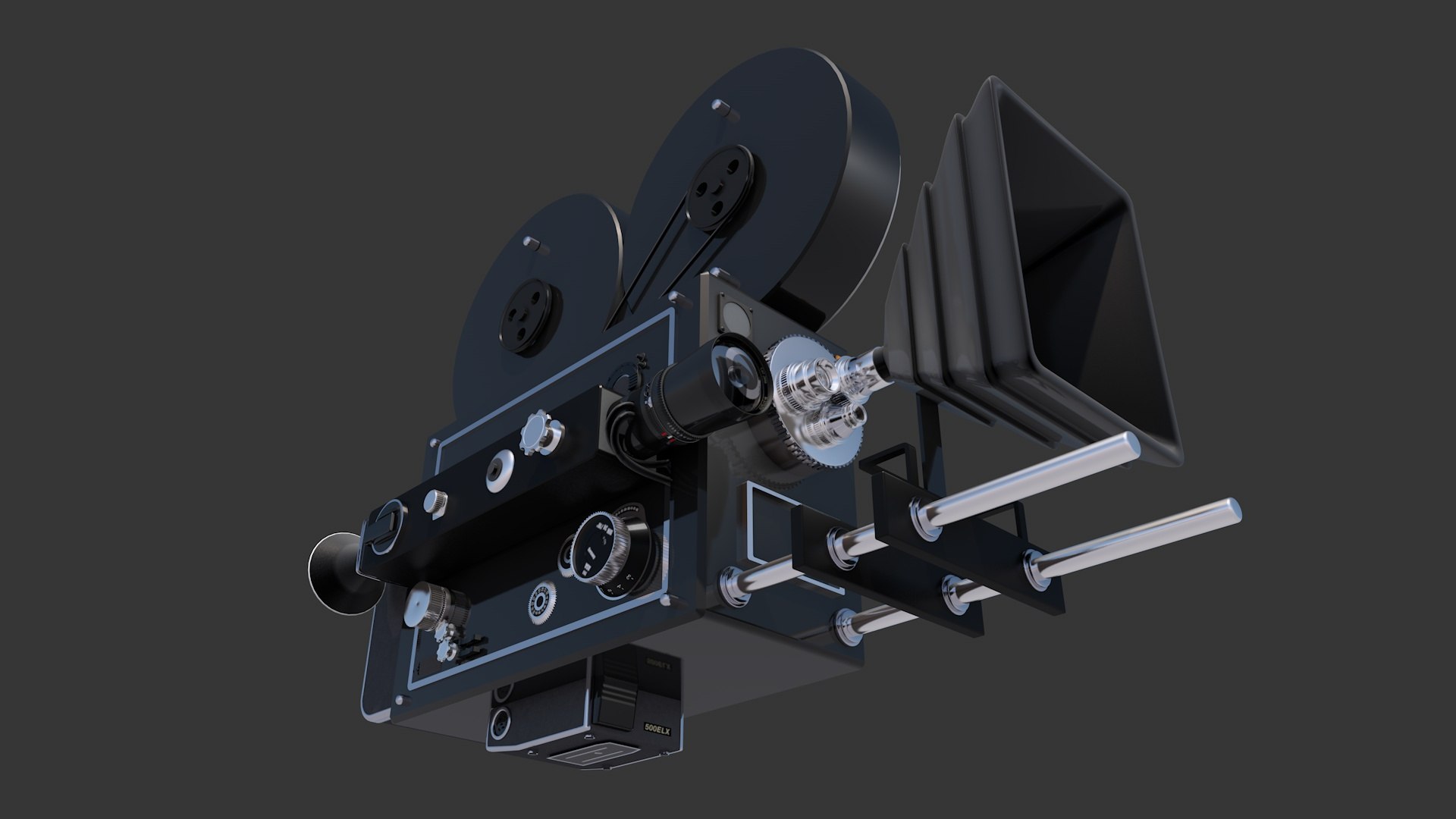 3D Movie Camera - TurboSquid 1604934