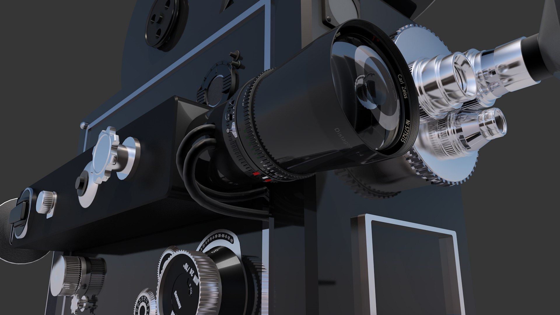 3D Movie Camera - TurboSquid 1604934