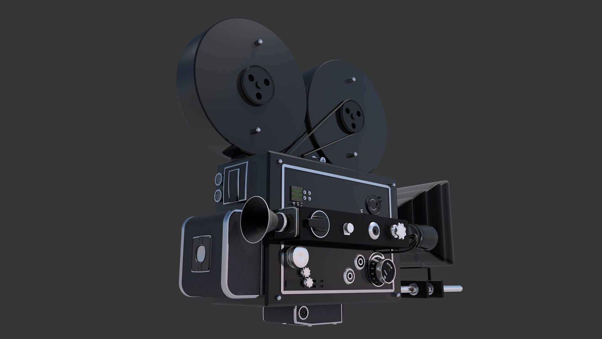 3D Movie Camera - TurboSquid 1604934