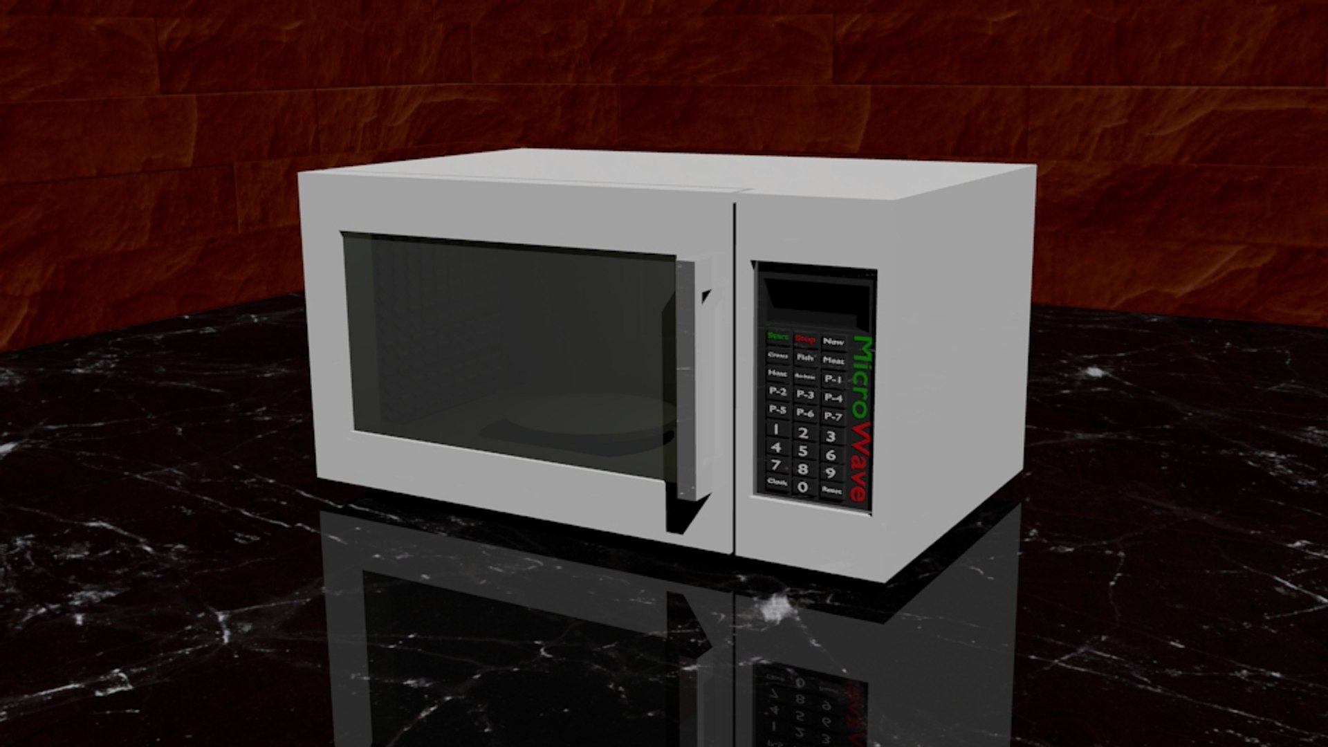 Free Microwave Blender 3d Model