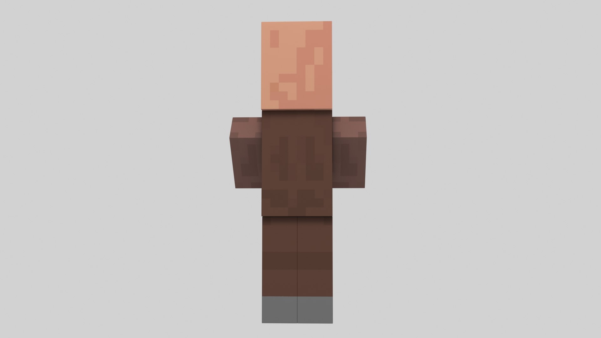 Minecraft Villager Character Rigged 3D Model - TurboSquid 1451856