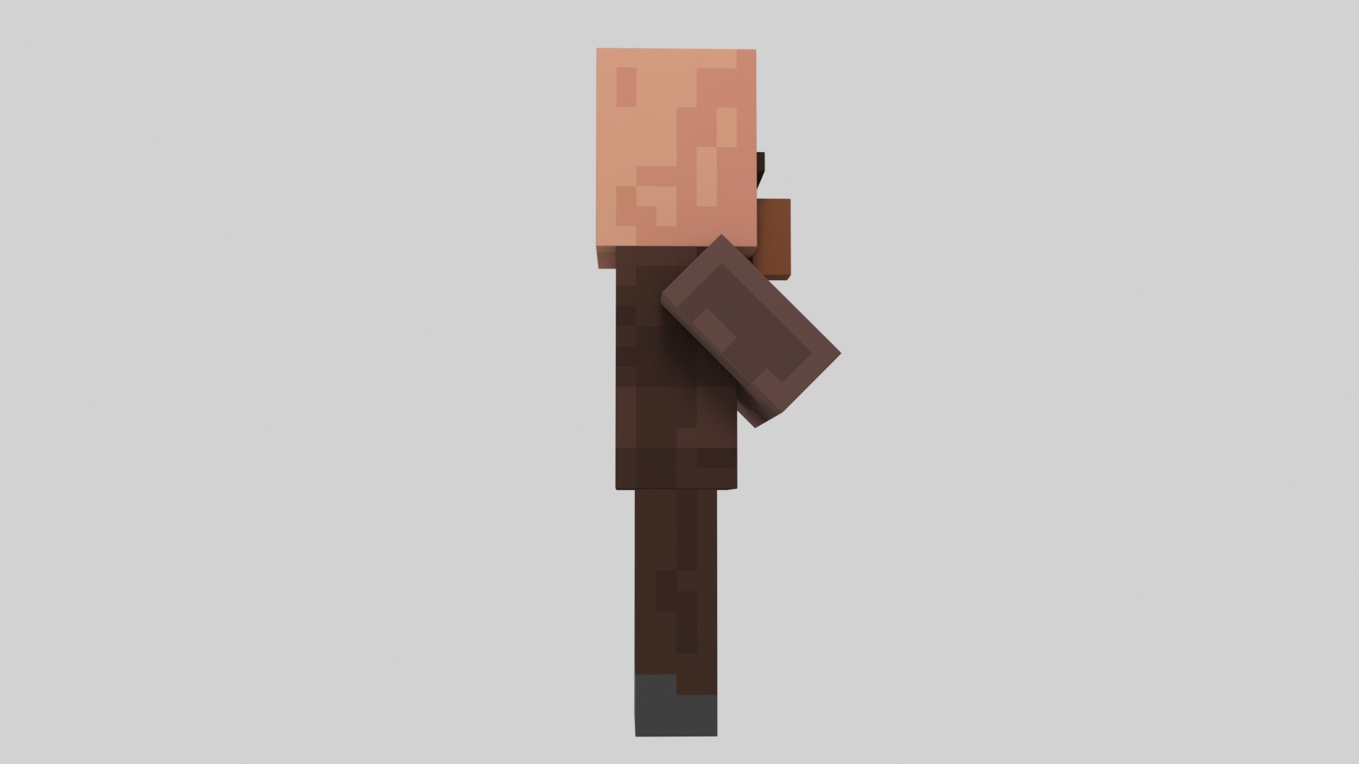 Minecraft Villager Character Rigged 3D Model - TurboSquid 1451856