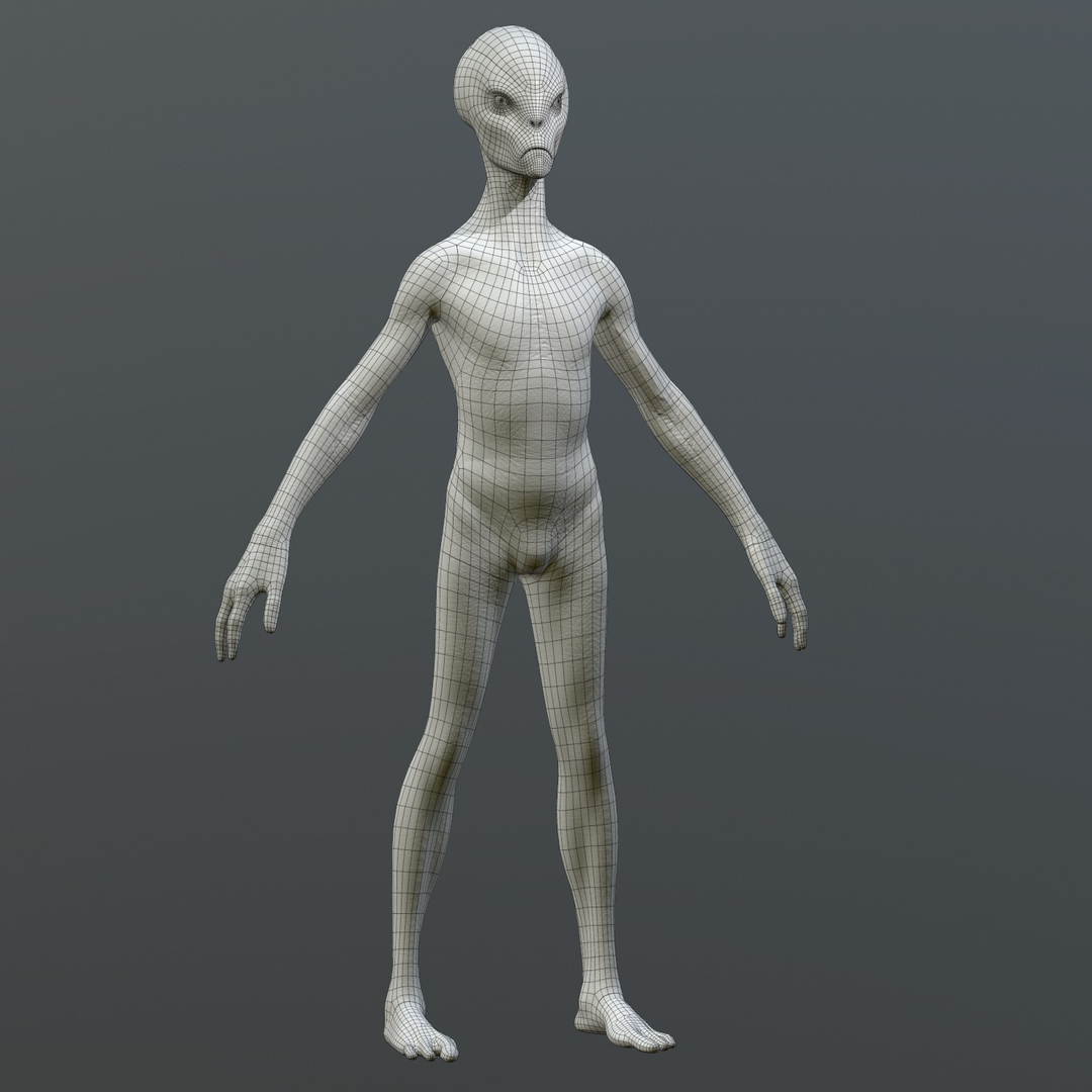 3D Alien Character - TurboSquid 1318743