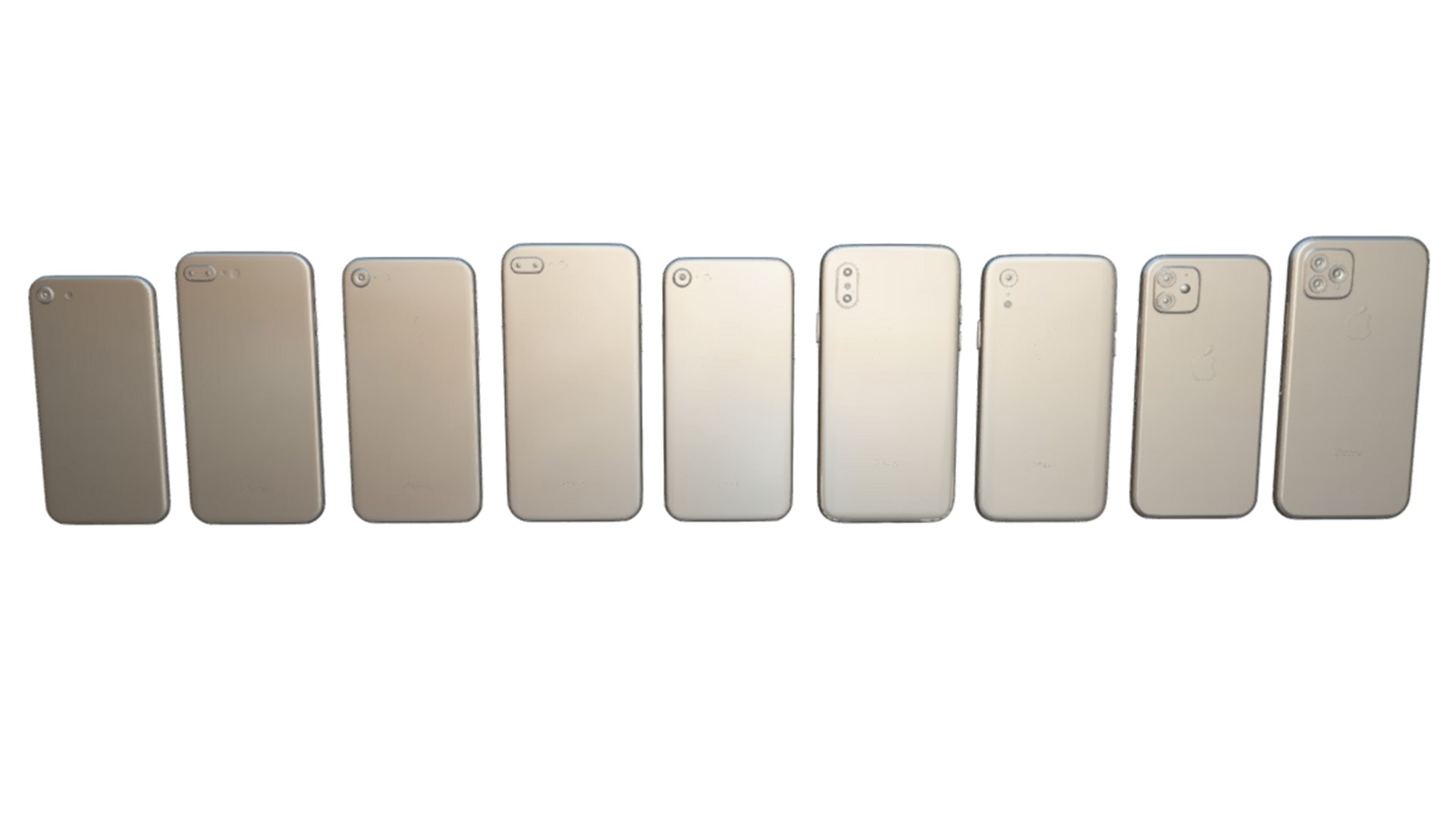 3D Apple iPhones Mobile Bundles Pack model - TurboSquid 2167787