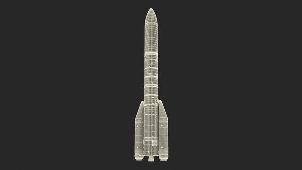 modelo 3d ESA Ariane 6 Cohete A62 - TurboSquid 2199223