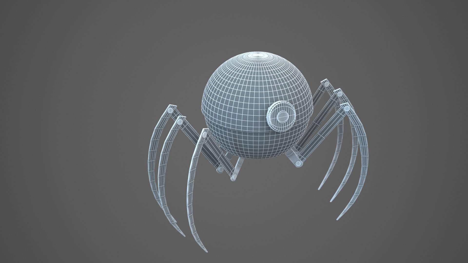 Electronic Spider 3d Model