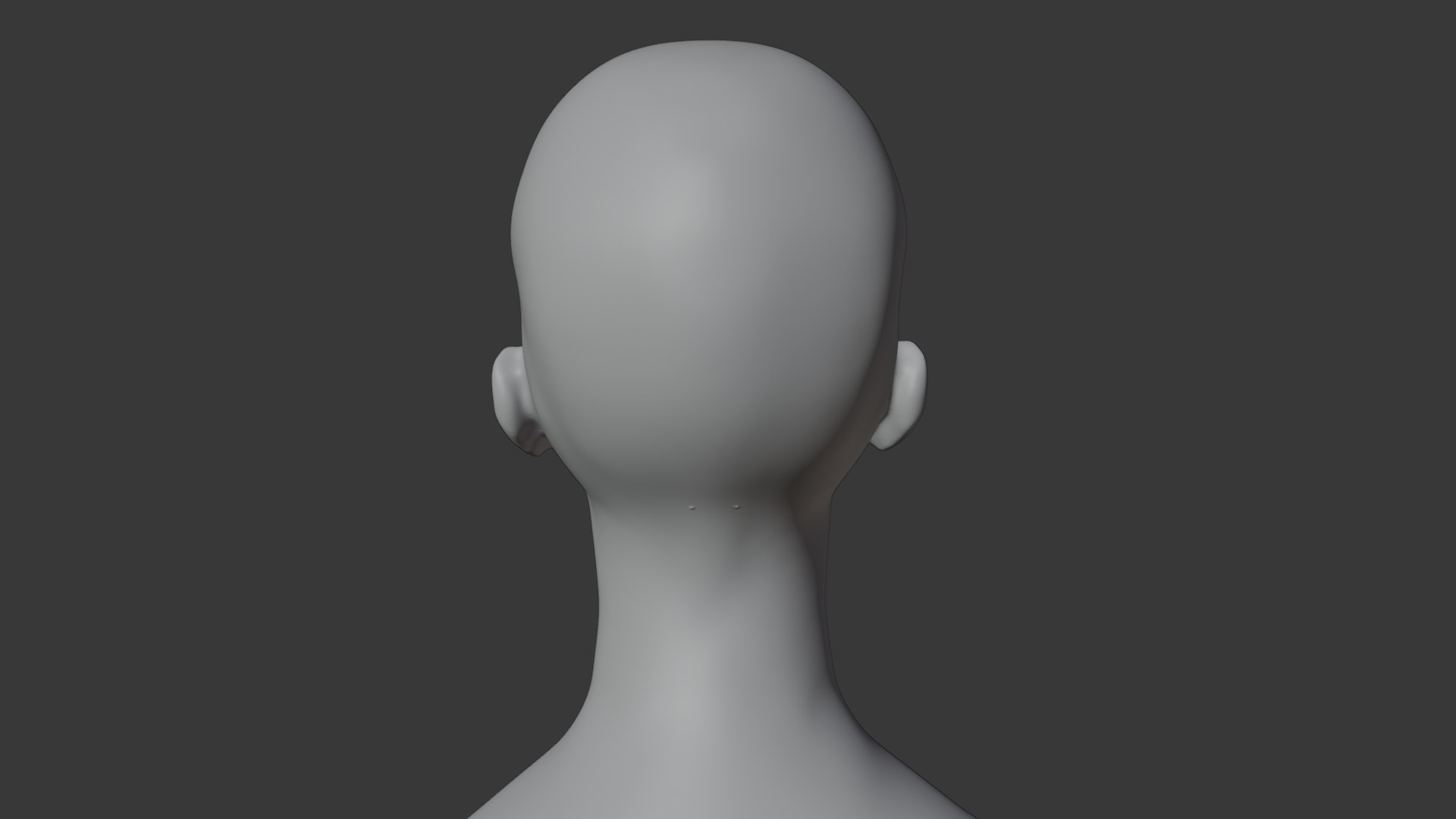 Female Head Base Mesh Model - TurboSquid 2288105