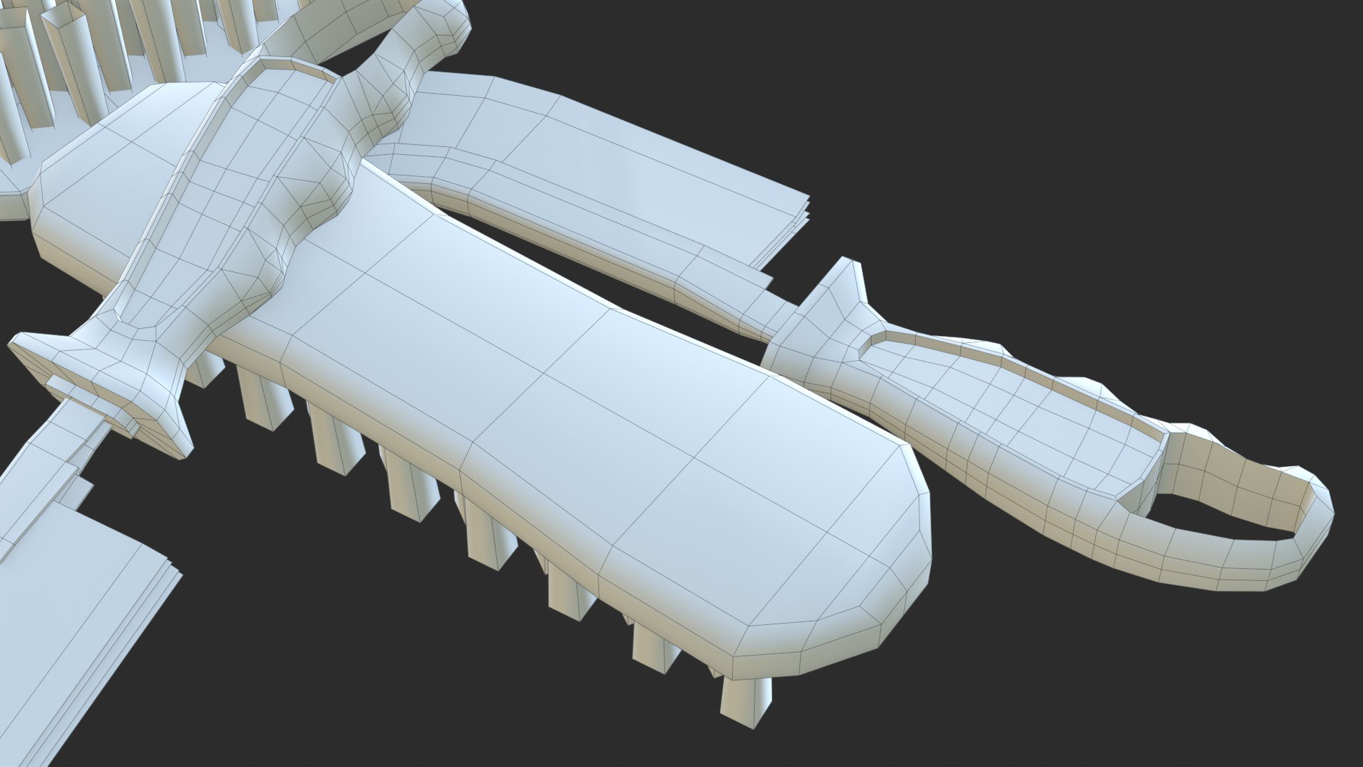 3D Stainless Steel Wire Brushes Model - TurboSquid 1769884