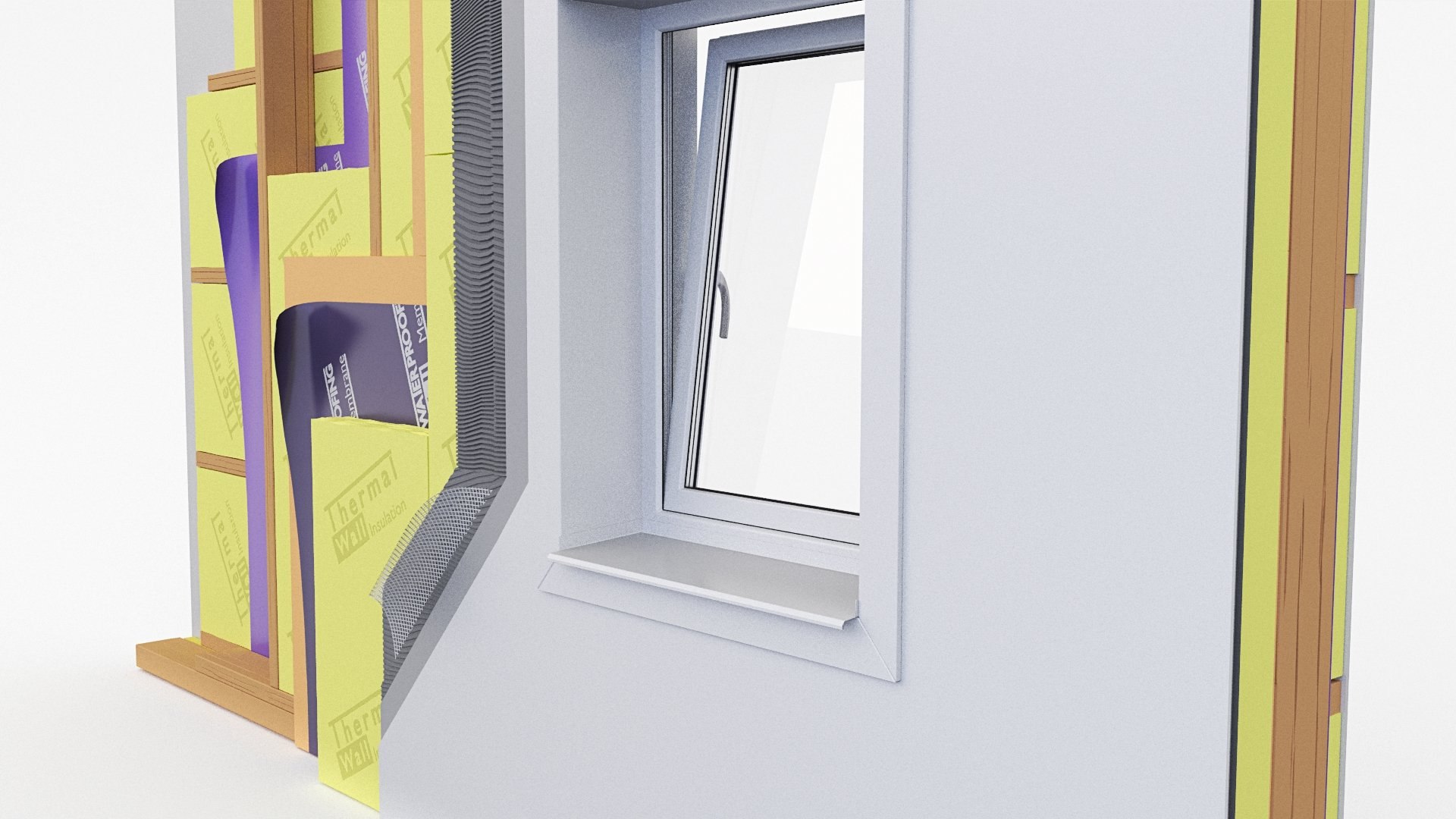 3D wall plastering mortar - TurboSquid 1529122