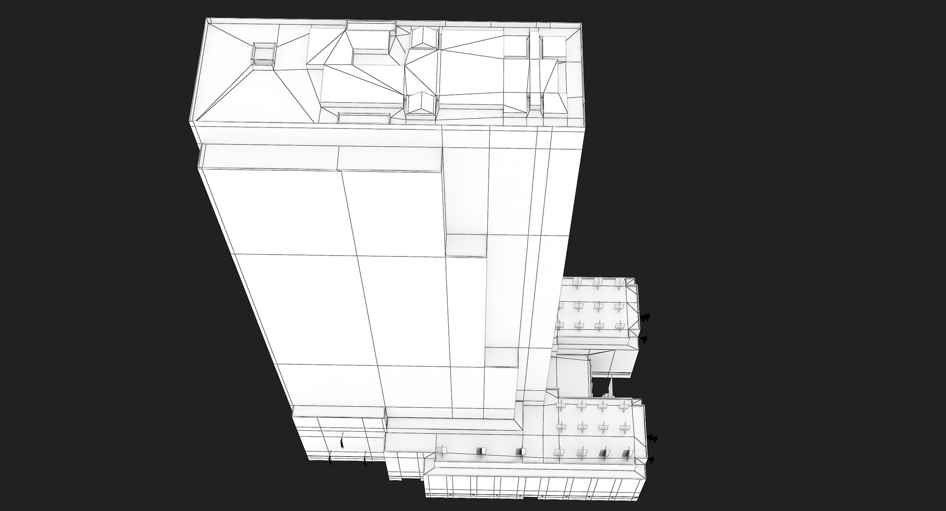 3d Rockefeller Center International Building Model