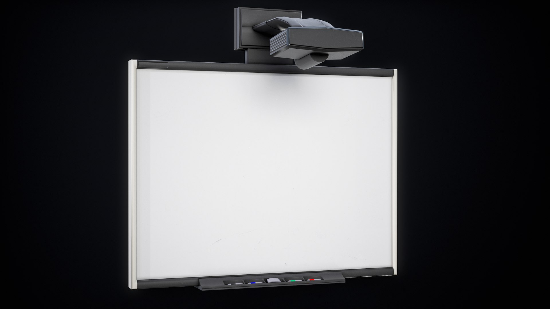 3D Interactive Smartboard PBR - TurboSquid 2176206