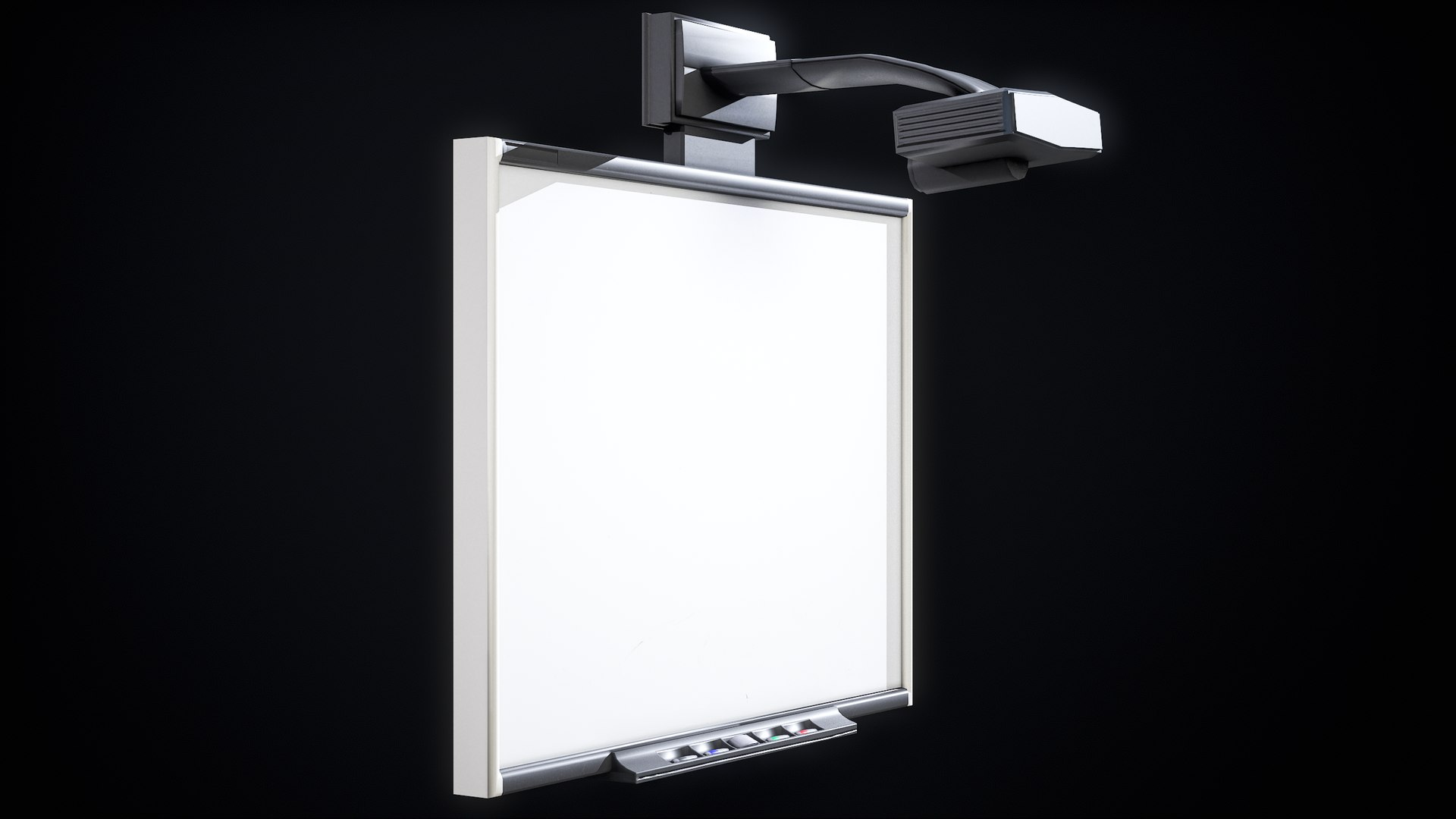 3D Interactive Smartboard PBR - TurboSquid 2176206