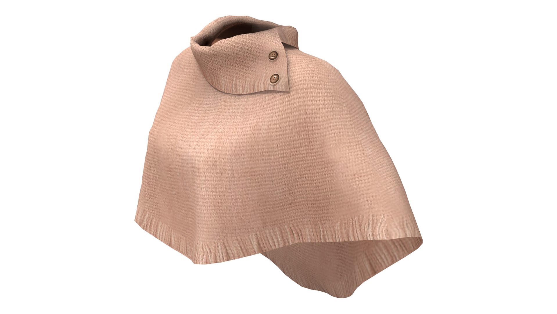 Ladies Poncho V1 3D - TurboSquid 1903515