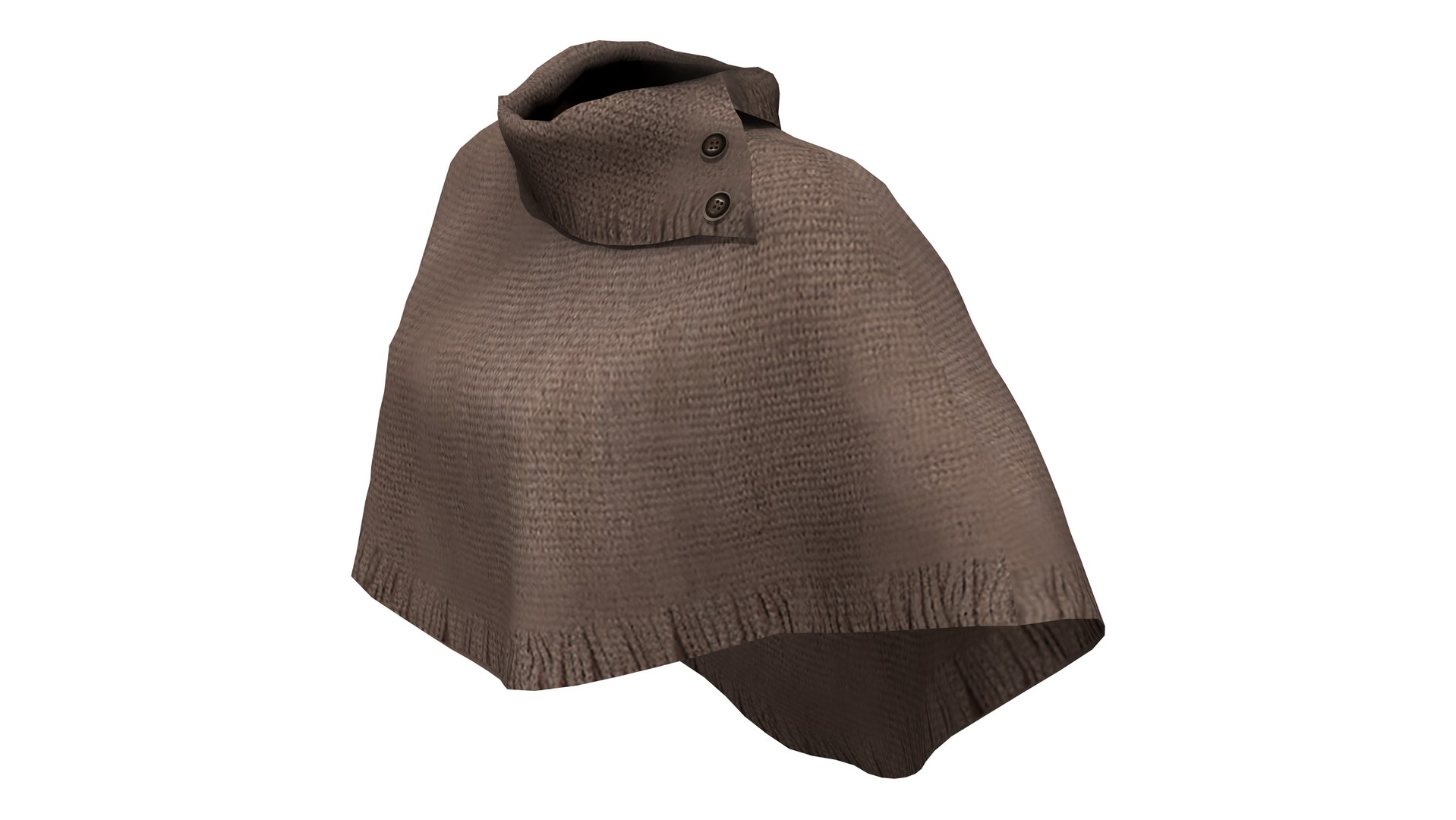 Ladies Poncho V1 3D - TurboSquid 1903515
