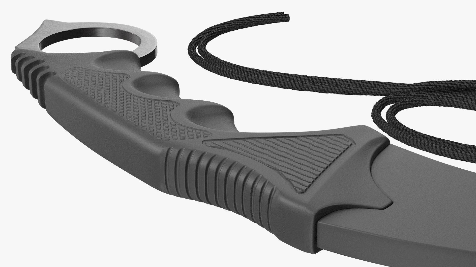 3D Karambit Pocket Knife Black In Sheath - TurboSquid 2065648