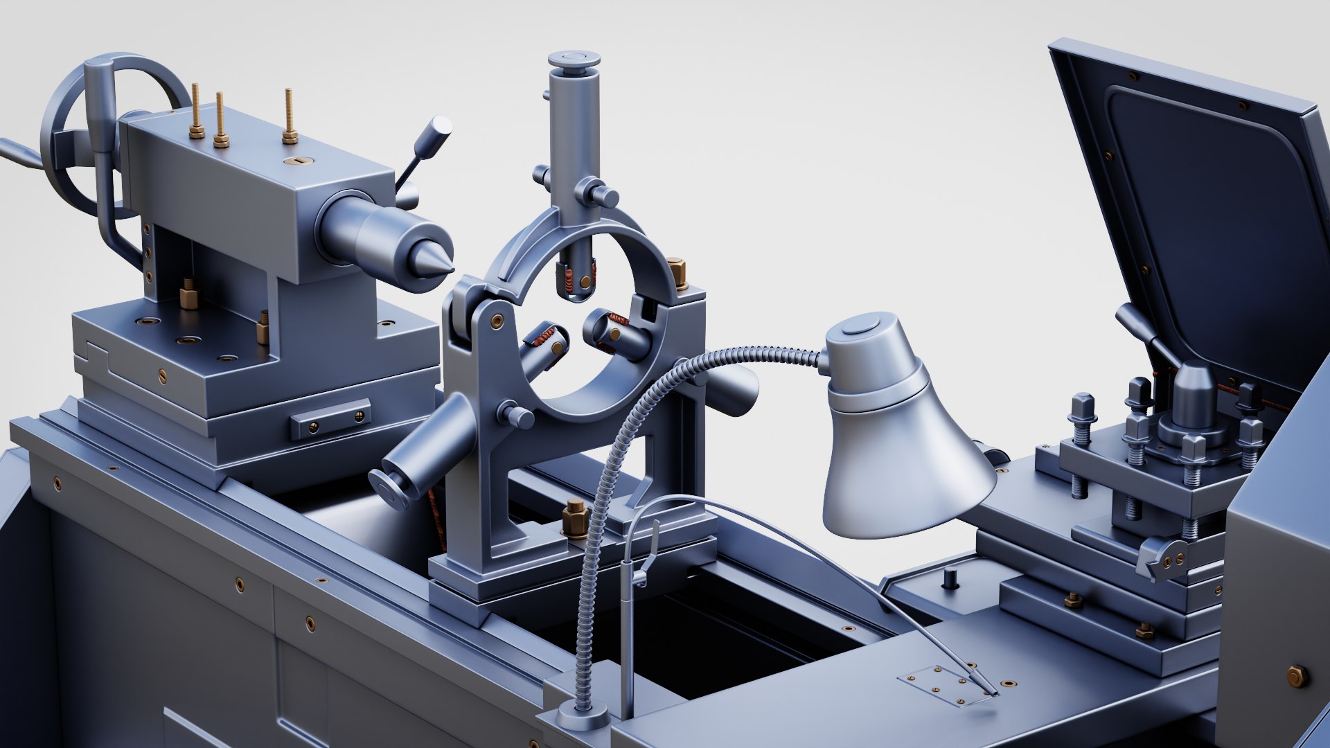 3D Industrial Milling Machine Bundle - TurboSquid 2400244