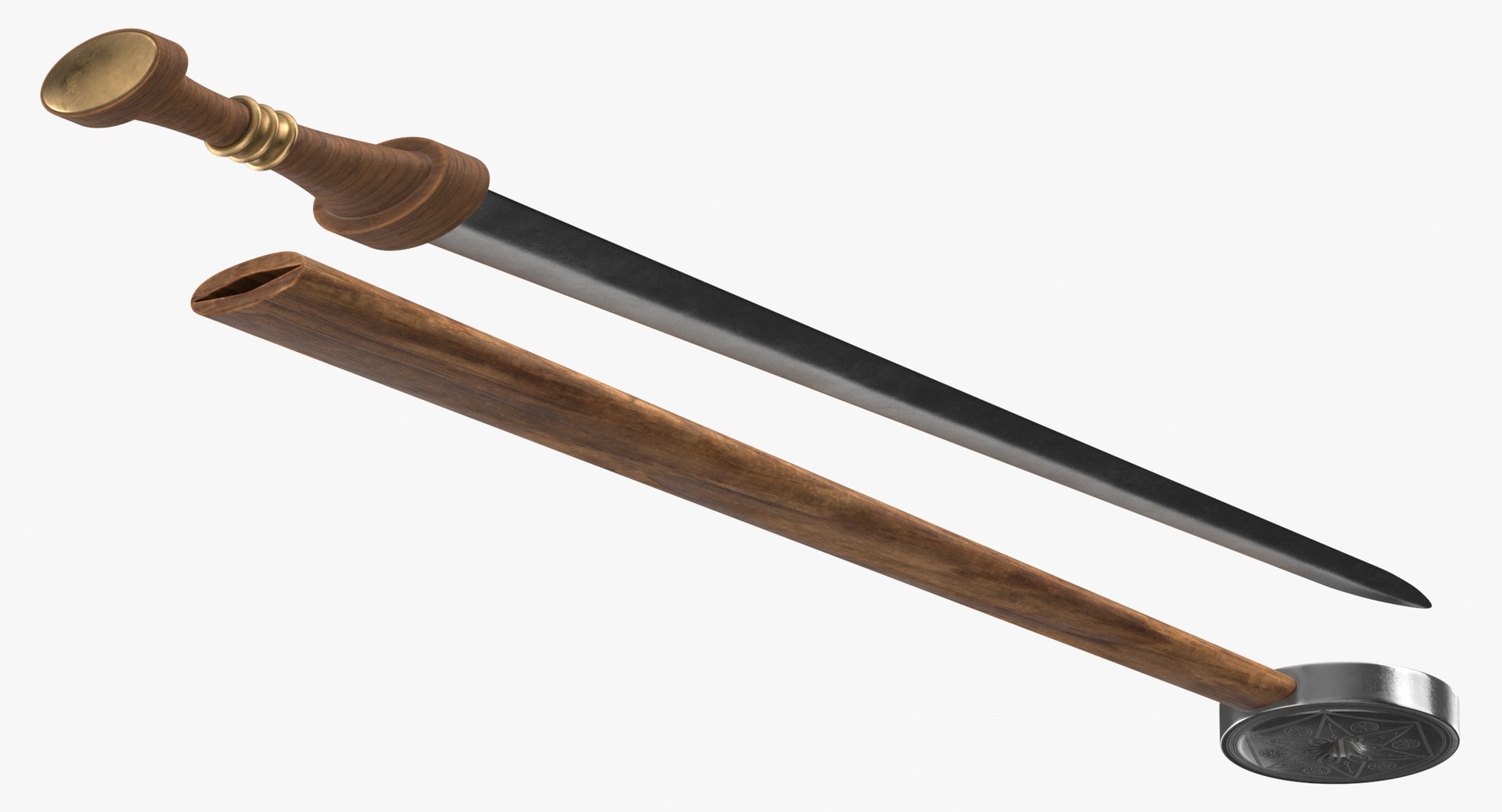 3D Roman Spatha Sword 02 - TurboSquid 2188922