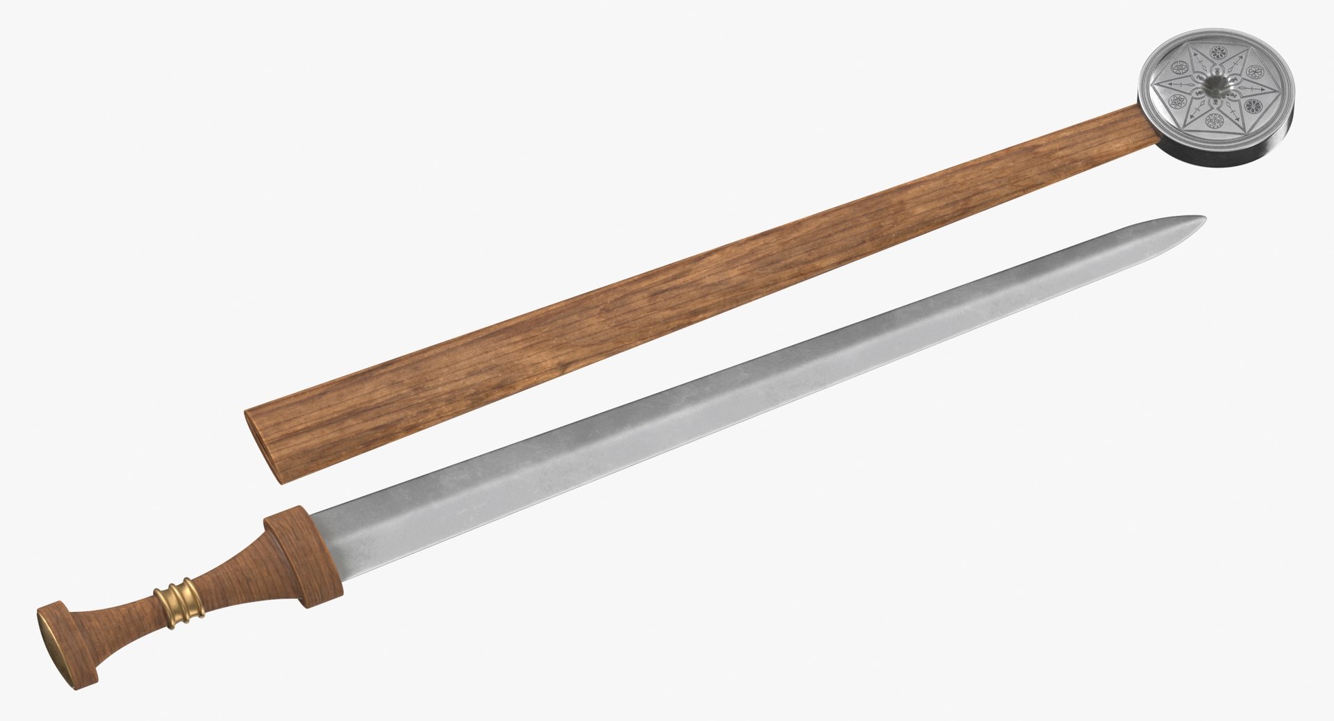 3D Roman Spatha Sword 02 - TurboSquid 2188922