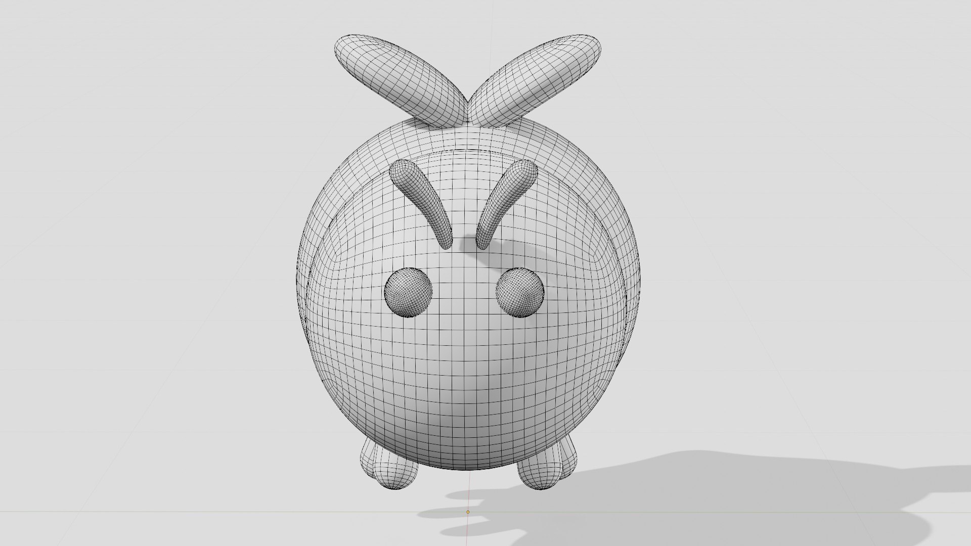 Cute Little Bee Model Turbosquid 2104307