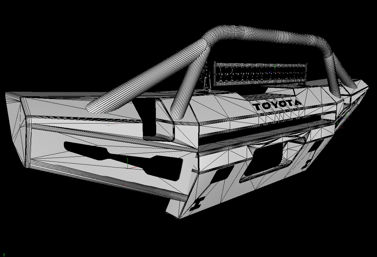 3D Bumper Toyota Model - TurboSquid 1550123