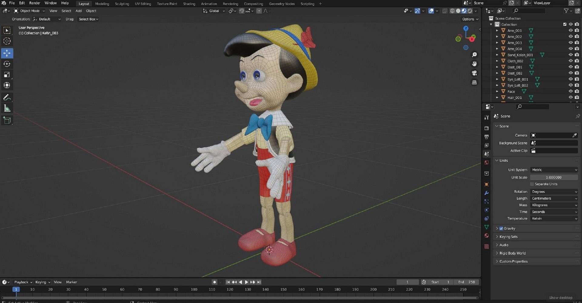 3D Disney Pinocchio 3D Model Rigged In 3Ds Max Model - TurboSquid 2381852