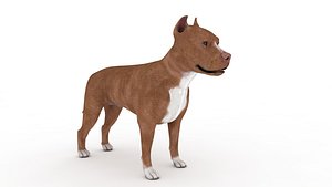 Free 3D Pitbull-Dog Models | TurboSquid
