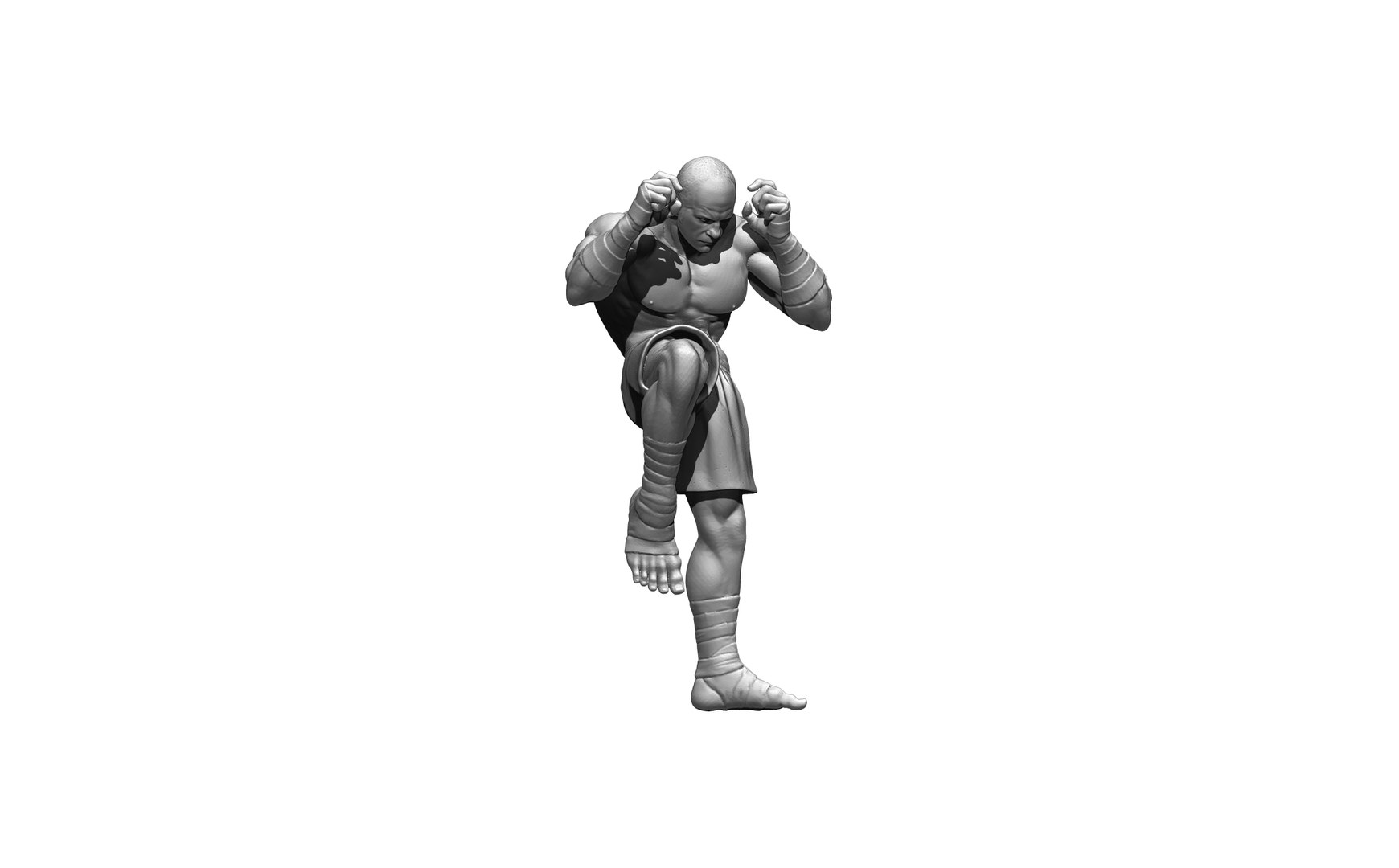 3D man boxing evil - TurboSquid 2118054