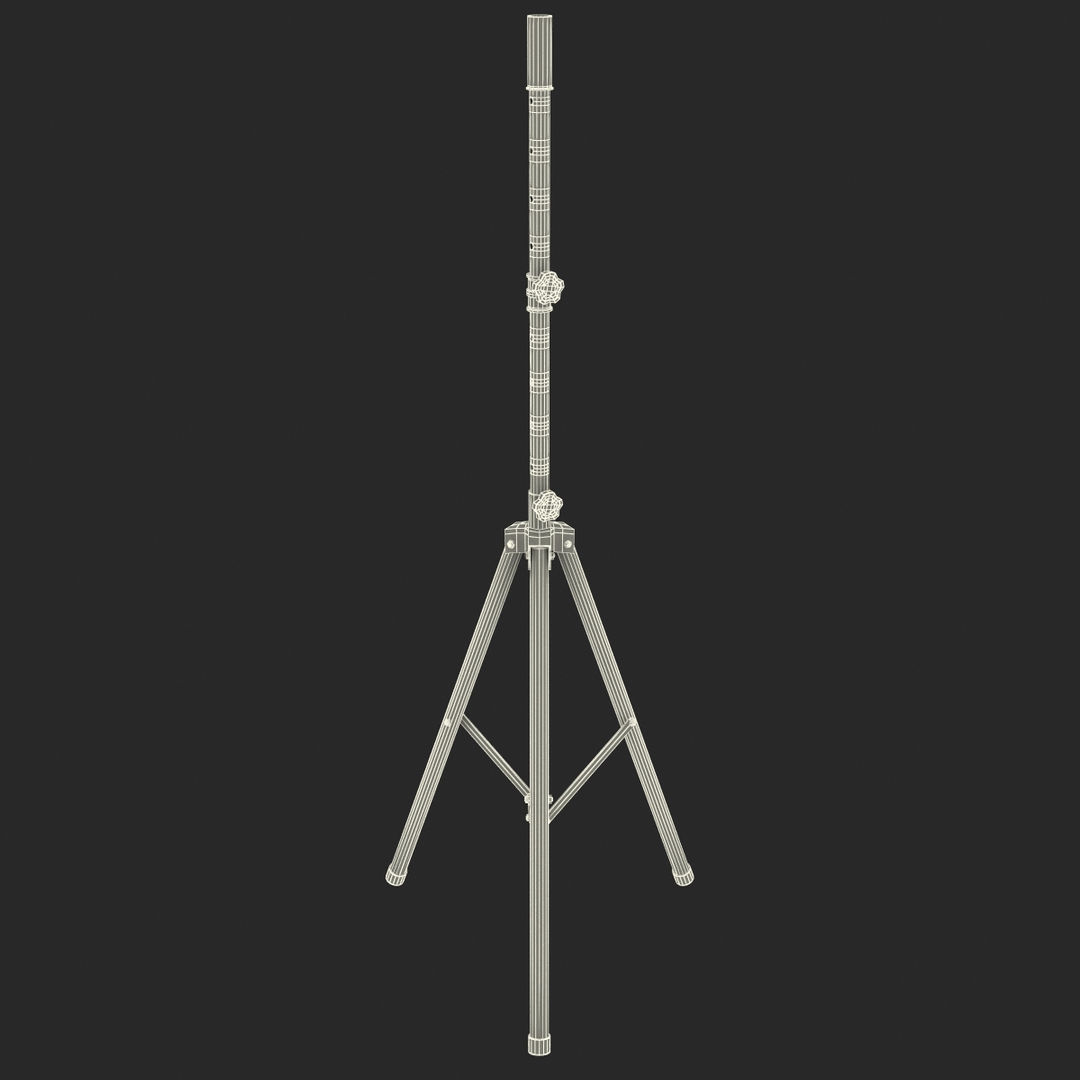 Classic Speaker Stand 3d Model