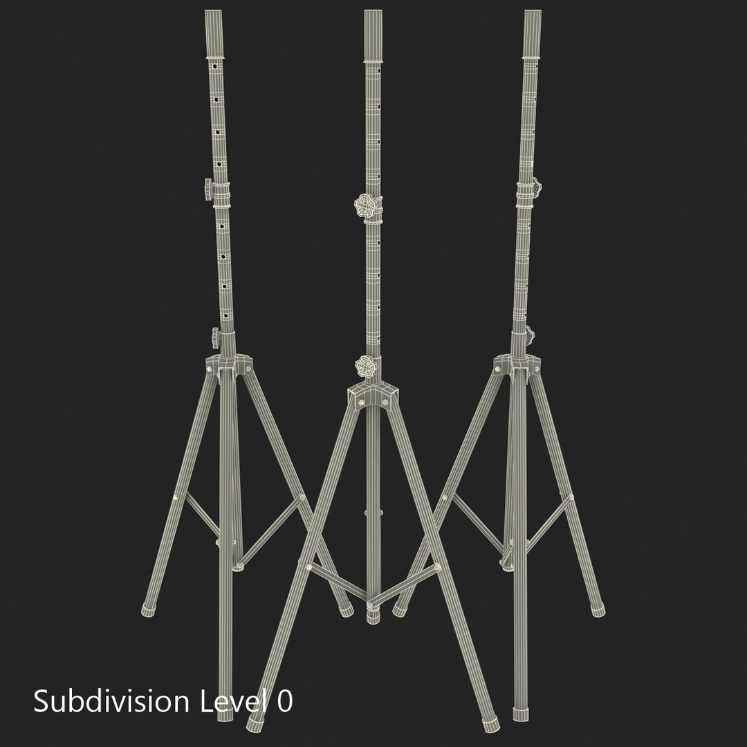 classic speaker stand 3d model