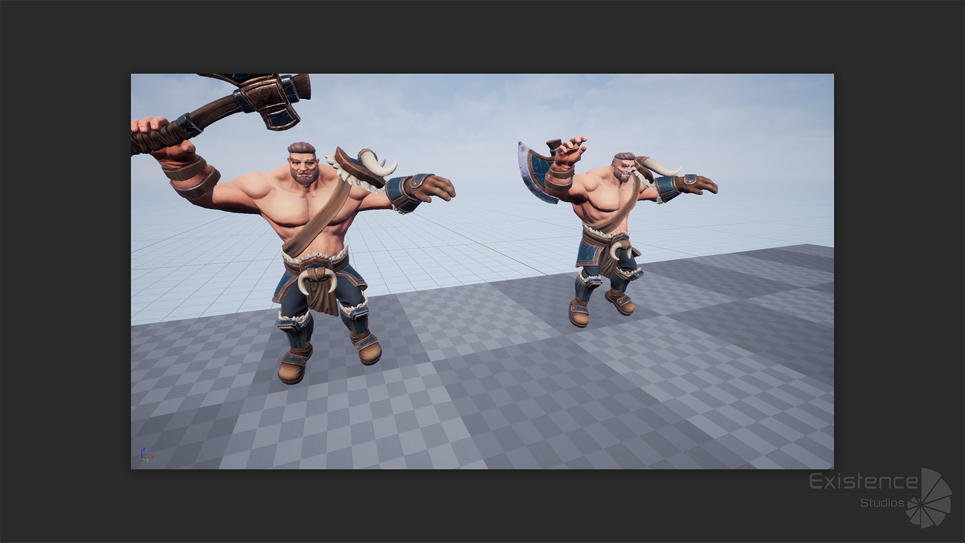 Stylized Warrior 01 - Low Poly Heroes Fantasy Characters - Animation ...