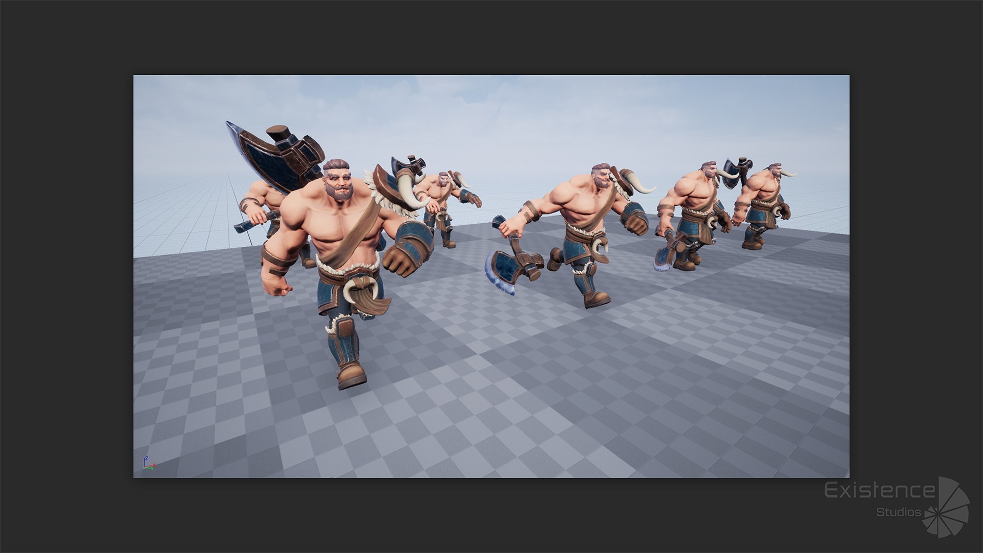 Stylized Warrior 01 - Low Poly Heroes Fantasy Characters - Animation ...