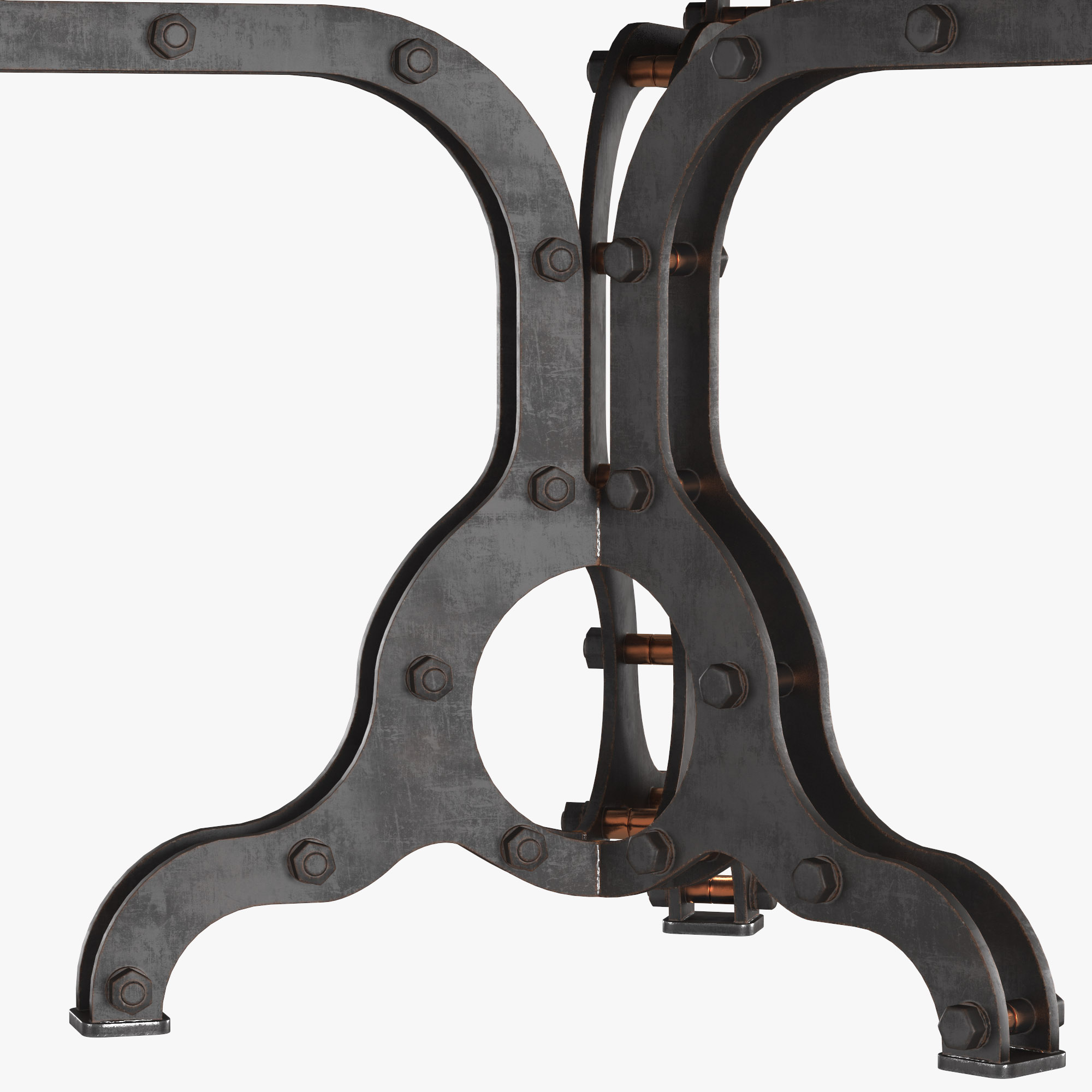 3D model rust end table - TurboSquid 1321910