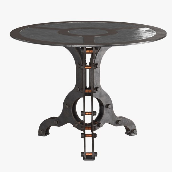 3D model rust end table - TurboSquid 1321910