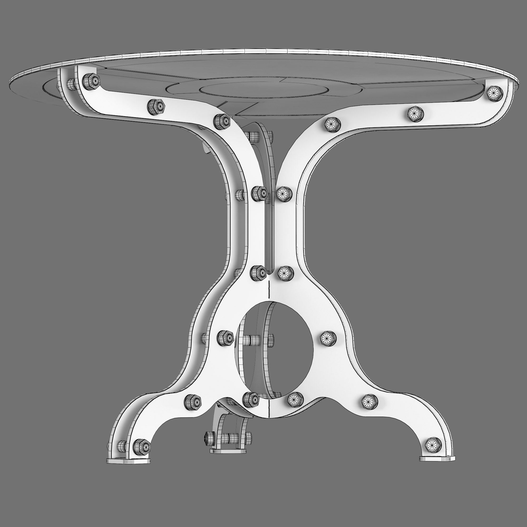 3D model rust end table - TurboSquid 1321910
