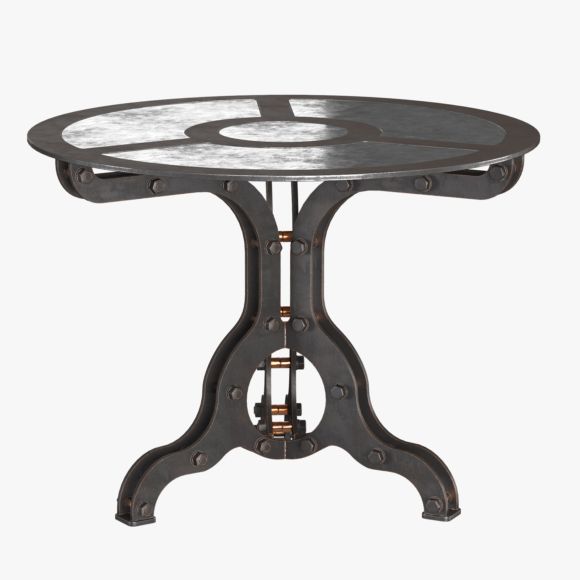 3D model rust end table - TurboSquid 1321910