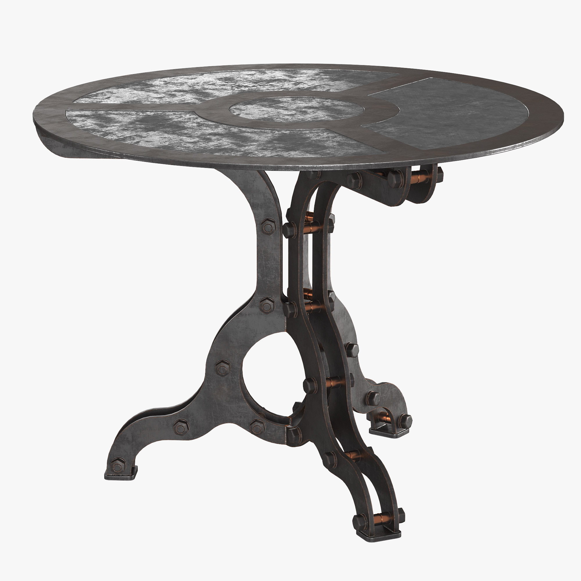 3D model rust end table - TurboSquid 1321910